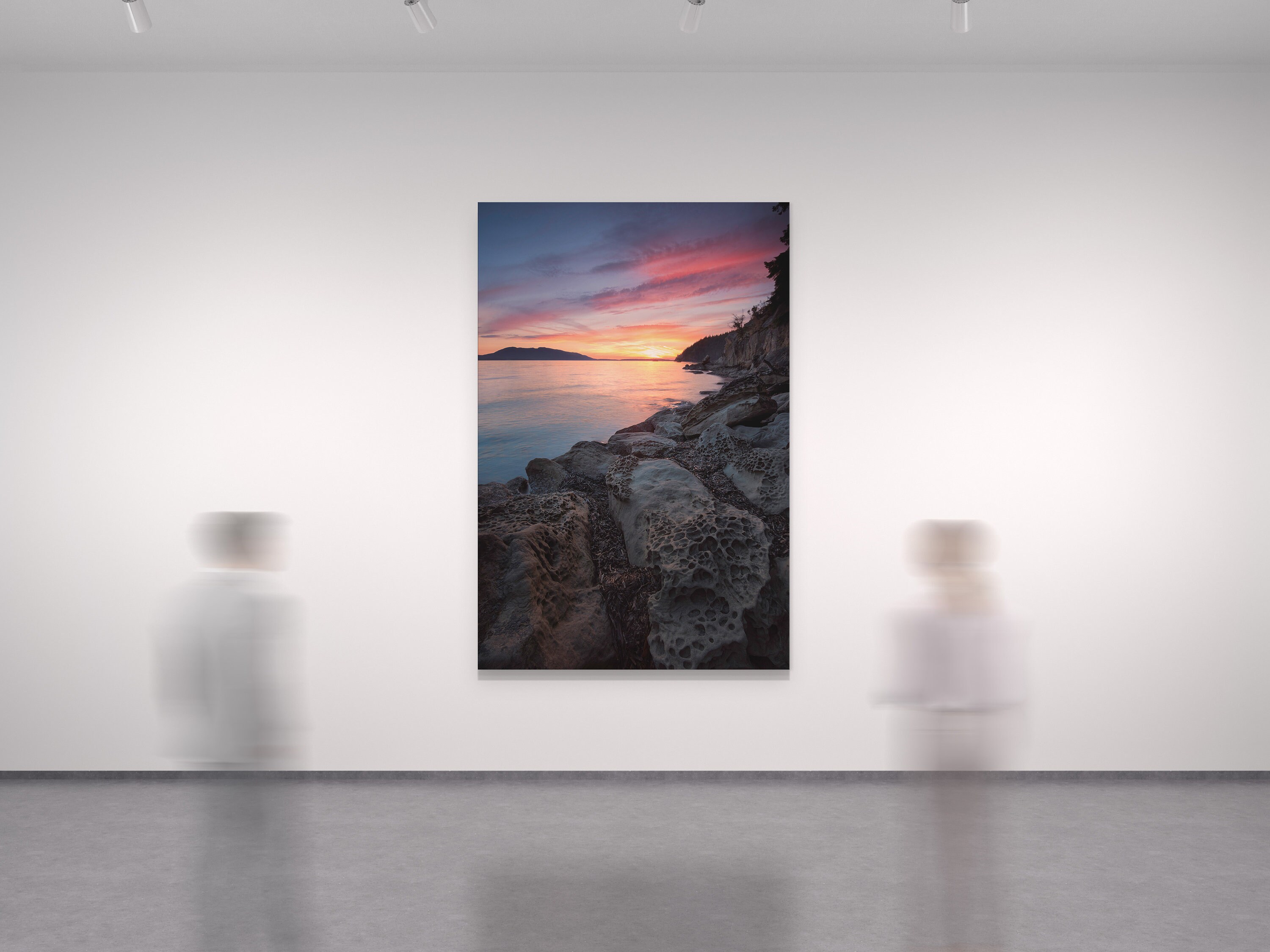 Bellingham Sunset Photography Print | Larrabee State Park Wall Art - Etsy