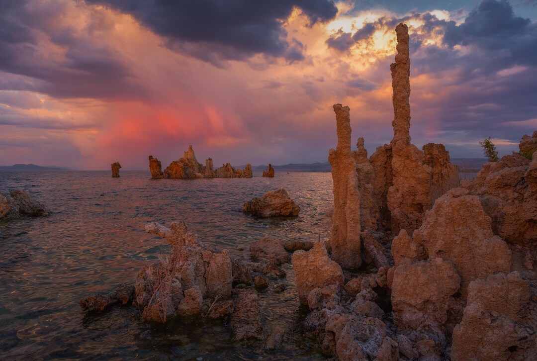 Mono Lake Tufa Sunset Photo Wall Art California Photography Print ...