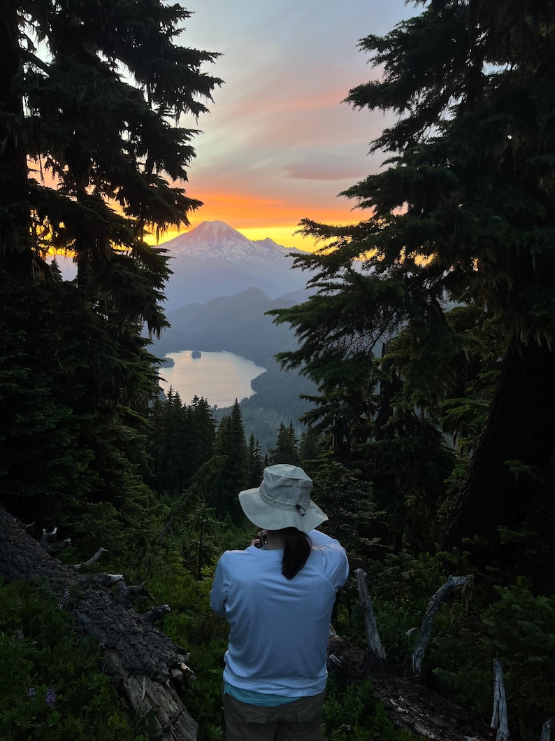 Mount Rainier Sunset Wall Art (print, Metal, or Canvas), Pacific ...