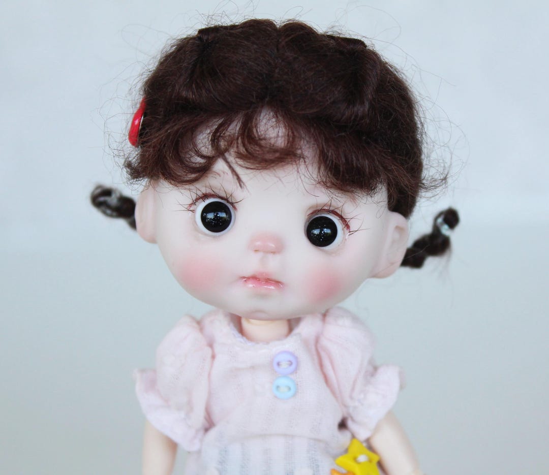 OOAK 5.5" OB11 Obitsu 11 BJD Ball Jointed Wigged Brunette Custom Artist Doll - Etsy