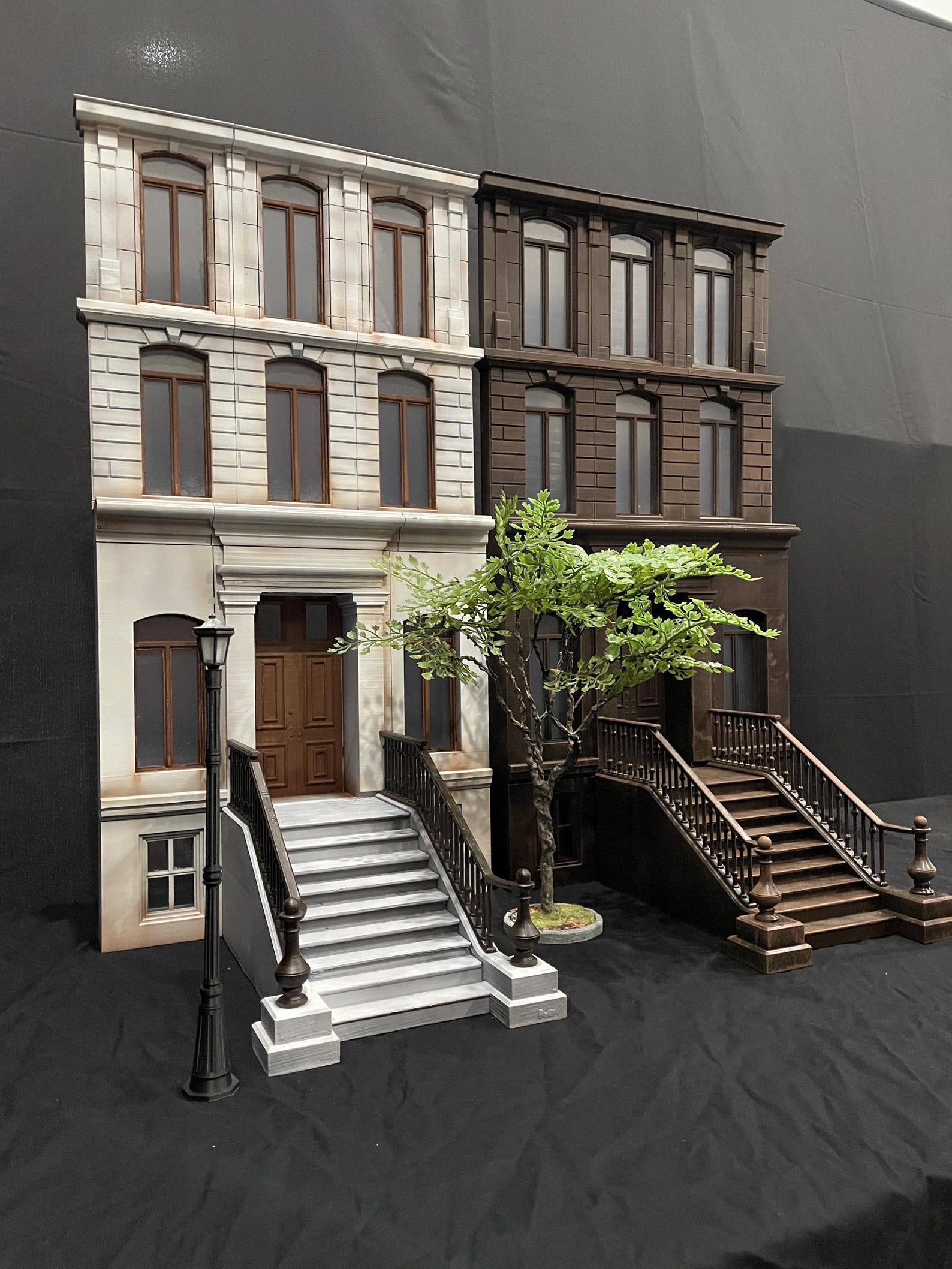 NYC Brownstone – 1/12 Scale – Physical Miniature Prop for Action Figure ...