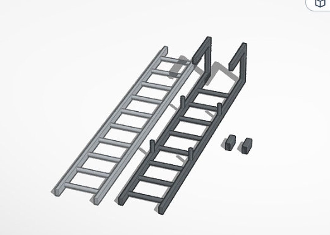 1/12 Scale Ladder - Digital File for 3D Printing | STL Format - Etsy