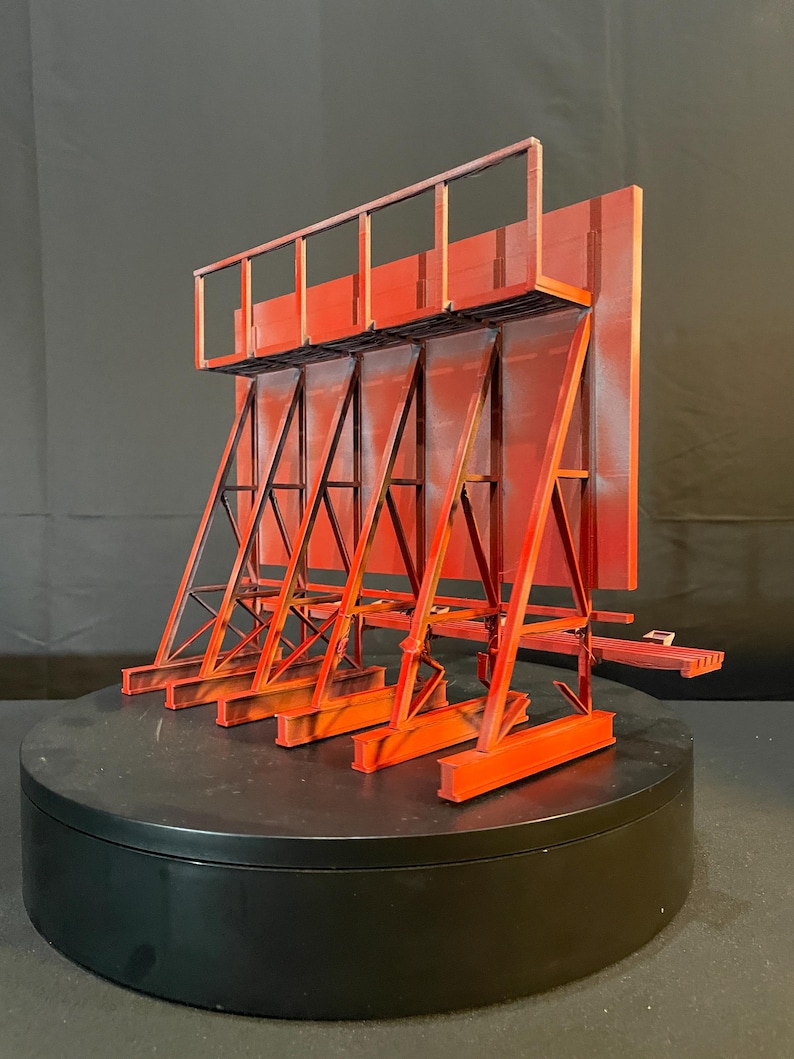 Rooftop Billboard – 1/12 Scale – Physical Miniature Prop for Action ...