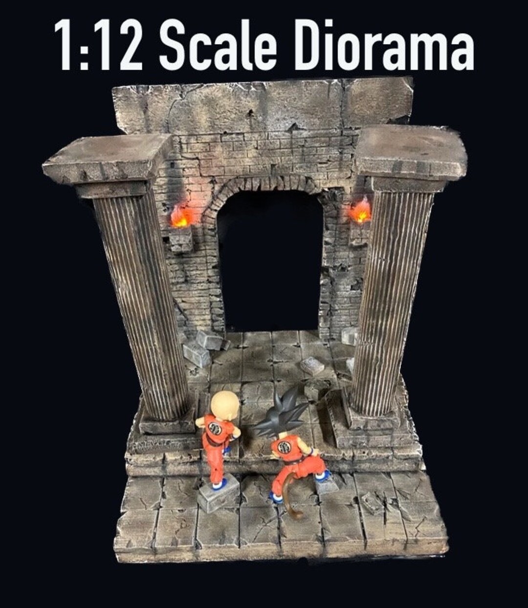 Temple Ruins Diorama - 1/12 - Handmade Diorama for Action Figures - Etsy