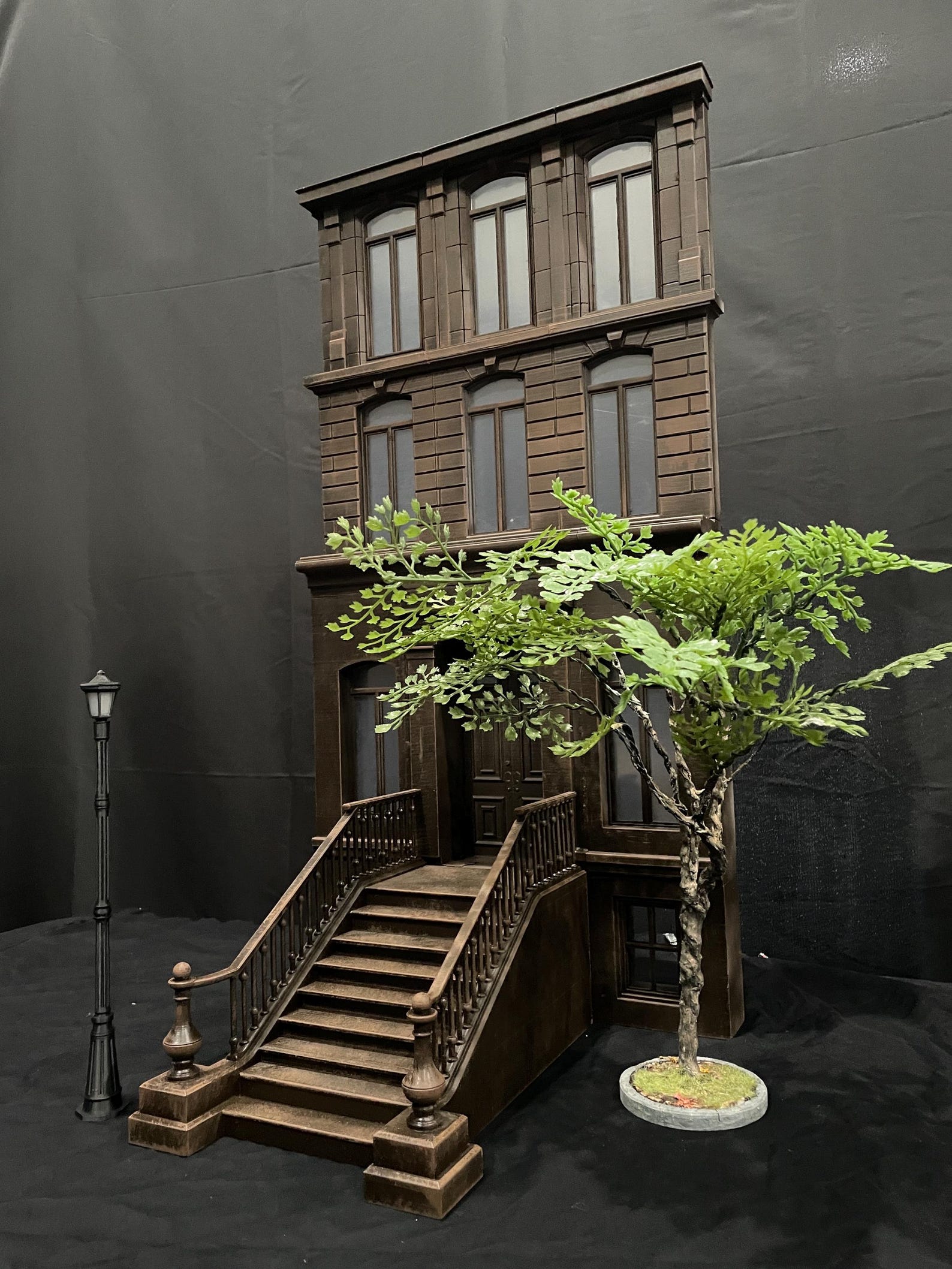 NYC Brownstone – 1/12 Scale – Physical Miniature Prop for Action Figure ...