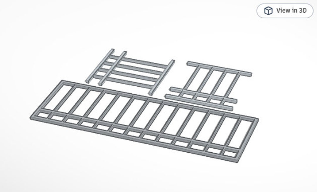 1/12 Scale Fire Escape With Ladder - Digital File for 3D Printing | STL ...