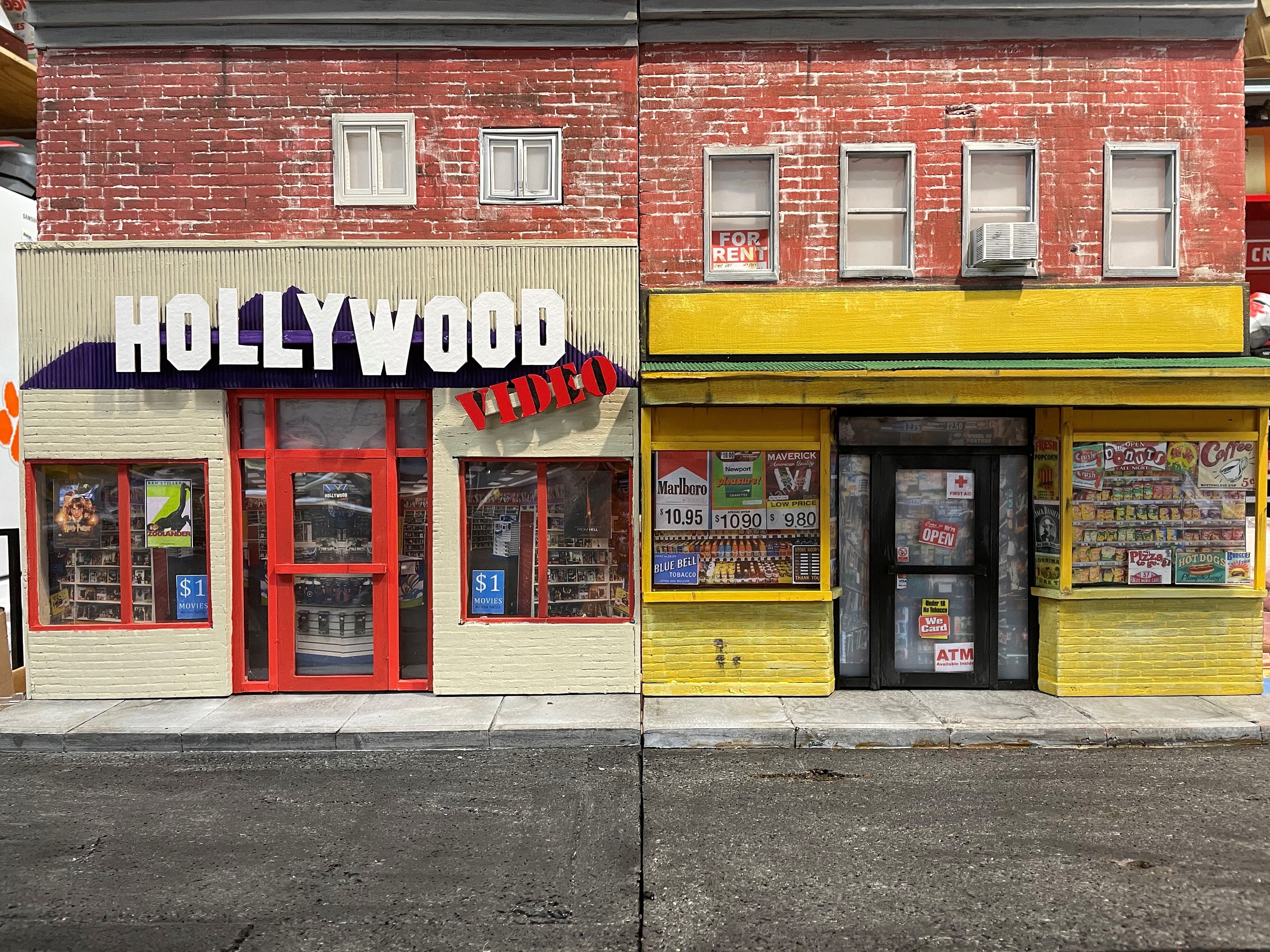 Handcrafted 36-inch Diorama Miniature City for Action Figures Display ...