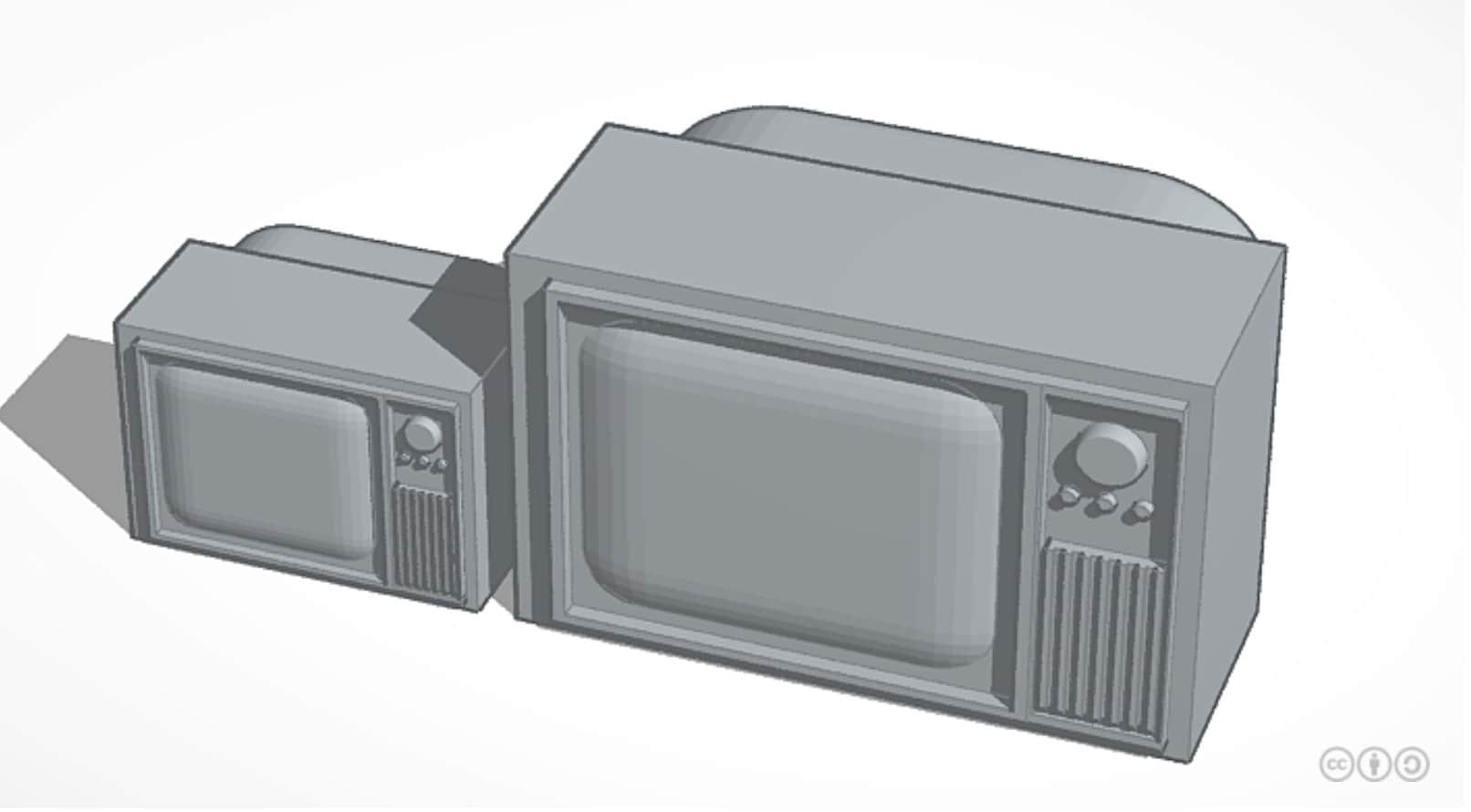 1/12 Scale Tube TV STL Digital File for 3D Printing Create - Etsy Australia