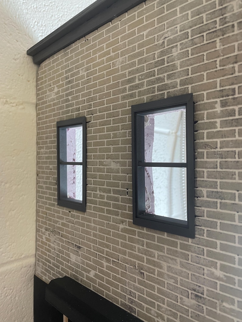 Two Panel Window – 1/12 Scale – Raw Unpainted Physical Piece for ...