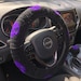 Black Glow-in-the-dark Skull Steering Wheel Cover custom Colors Upon ...