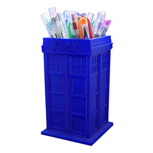 Police Box Stationery Holder - Etsy