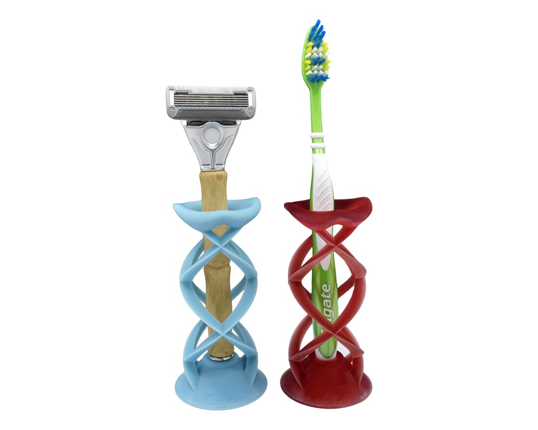 Toothbrush Razor Holder Stand 3d Printed With Eco Resin - Etsy