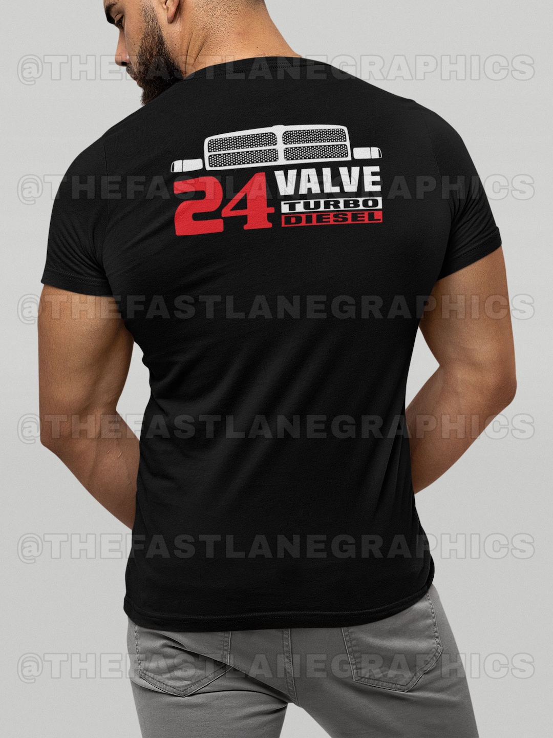 24 Valve Second Gen Unisex Gildan Heavy Cotton Tee, Truck Shirts, Truck ...
