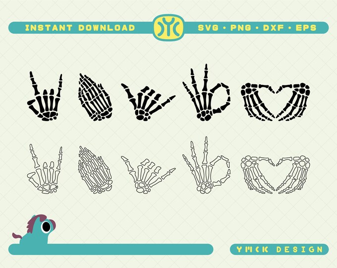 Skeleton Hands SVG, PNG, Cricut, Halloween Svg, Skeleton Svg, Skeleton ...