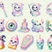 Pastel Halloween Clipart, 85 PNG Files, Pastel Goth PNG, Spooky Art for ...