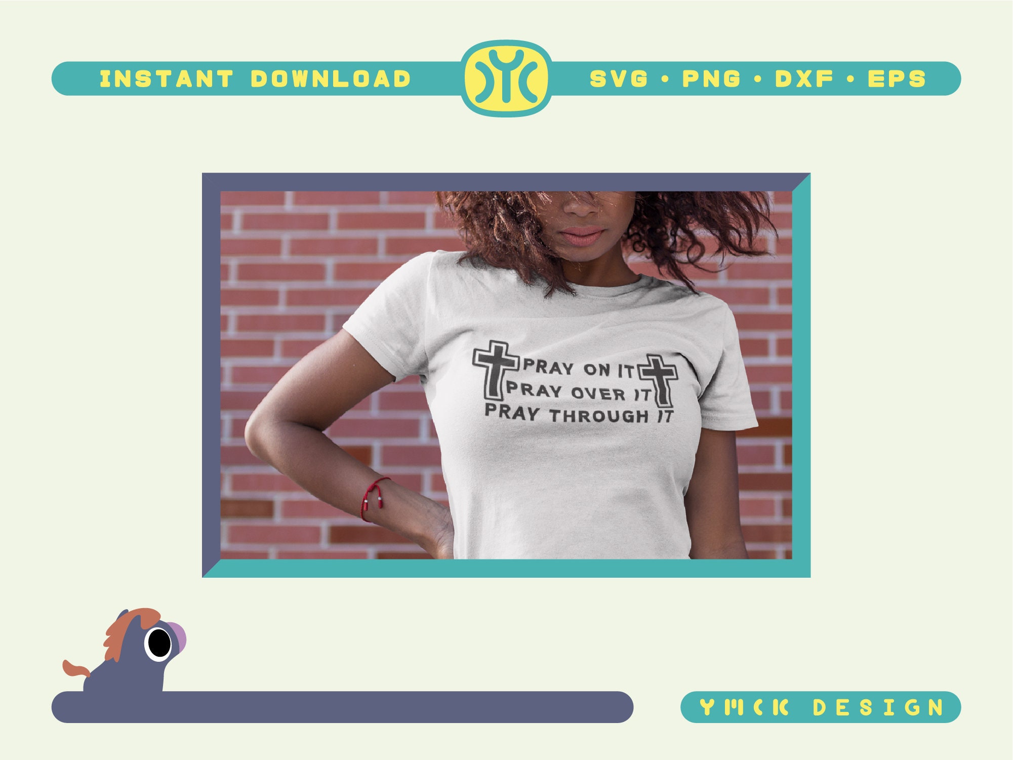 Pray on It SVG | Pray on It Pray Over It Pray Through It Svg | Prayer ...