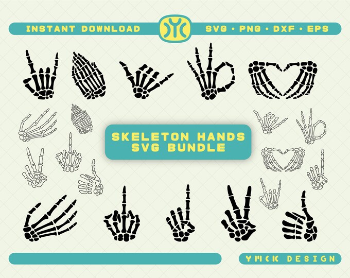Skeleton Hands SVG, PNG, Cricut, Halloween Svg, Skeleton Svg, Skeleton ...