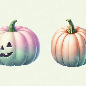 Pastel Halloween Pumpkin Clipart, 13 PNG Files, Pastel Pumpkin PNG ...