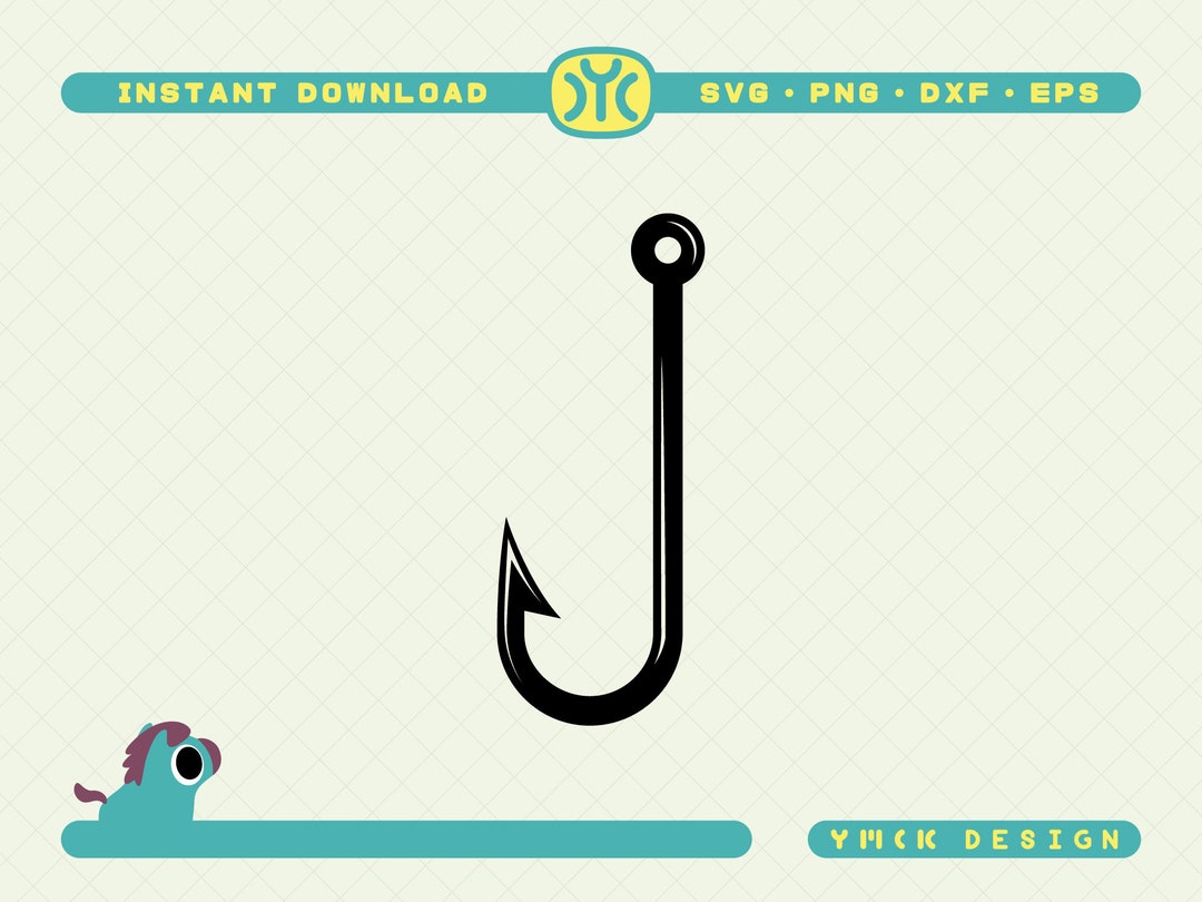Fish Hook SVG | Fishing Hook Svg | Bass Fishing Svg | Fisherman Svg ...