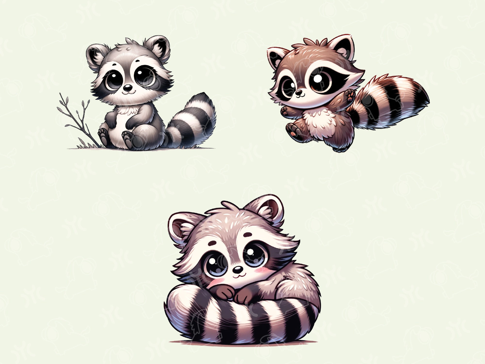 Watercolor Cute Raccoon Clipart, Cute Raccoon PNG, Raccoon Clipart ...