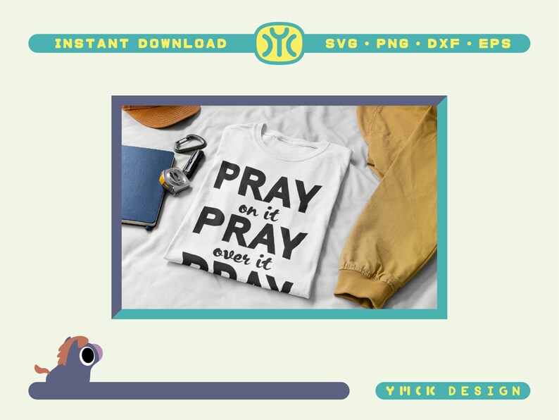 Pray on It SVG Pray on It Pray Over It Pray Through It Svg - Etsy