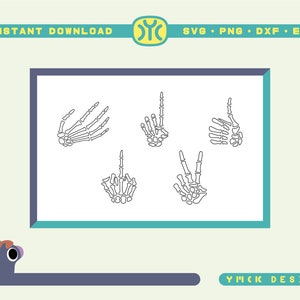 Skeleton Hands SVG Bundle | Skeleton Svg | Halloween Svg | Skeleton ...