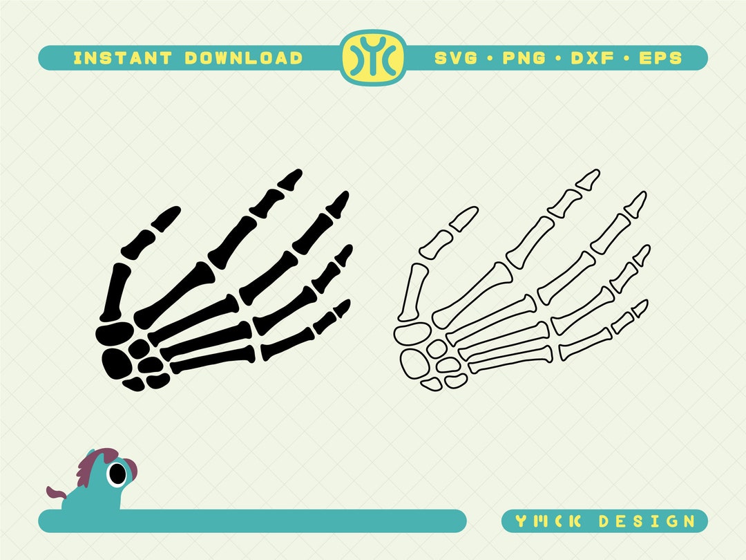 Skeleton Hand SVG | Skeleton SVG | Halloween Svg | Hand Svg | Skeleton ...