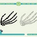 Skeleton Hand SVG | Skeleton SVG | Halloween Svg | Hand Svg | Skeleton ...