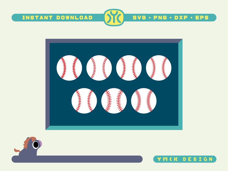 Baseball Svg Baseball Stitches Svg Baseball Monogram Svg - Etsy