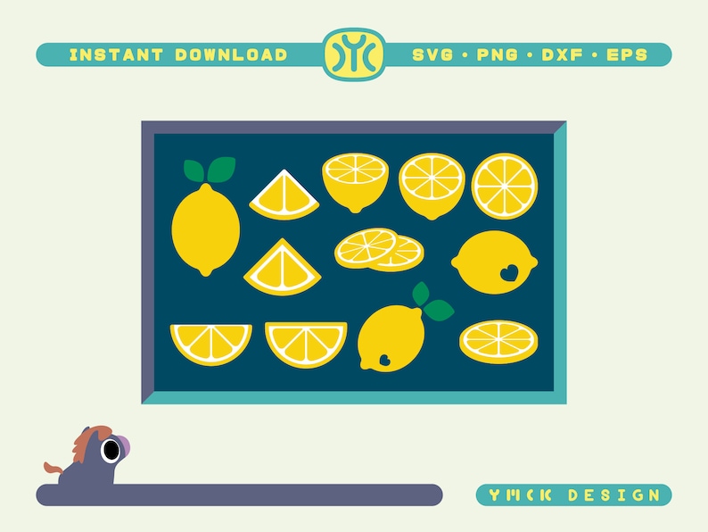 Lemon SVG Bundle Lemon SVG Lemon Slice Svg Lemons Svg - Etsy
