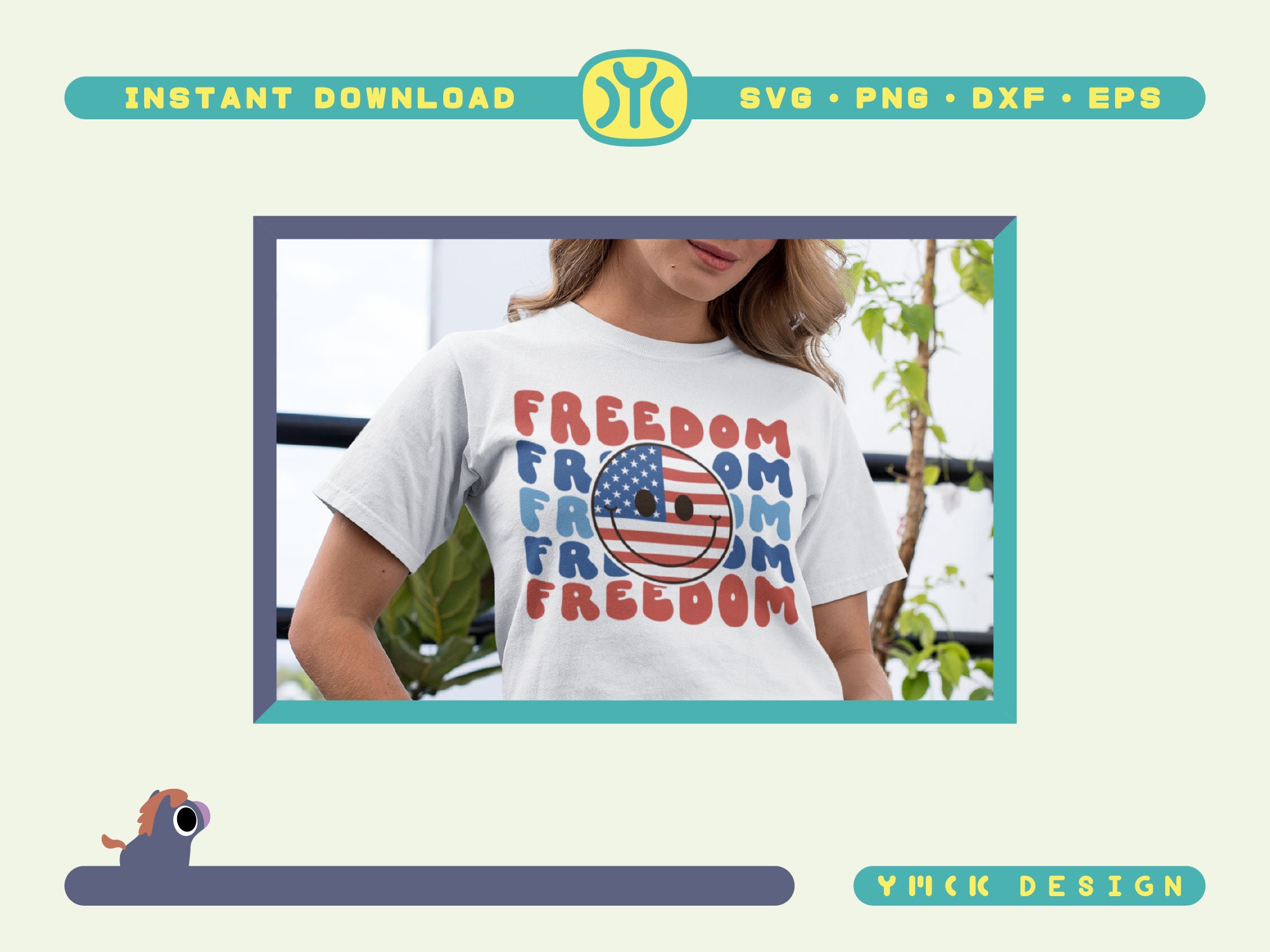 Freedom SVG 4th of July Svg Retro Svg Wavy Svg USA Svg - Etsy