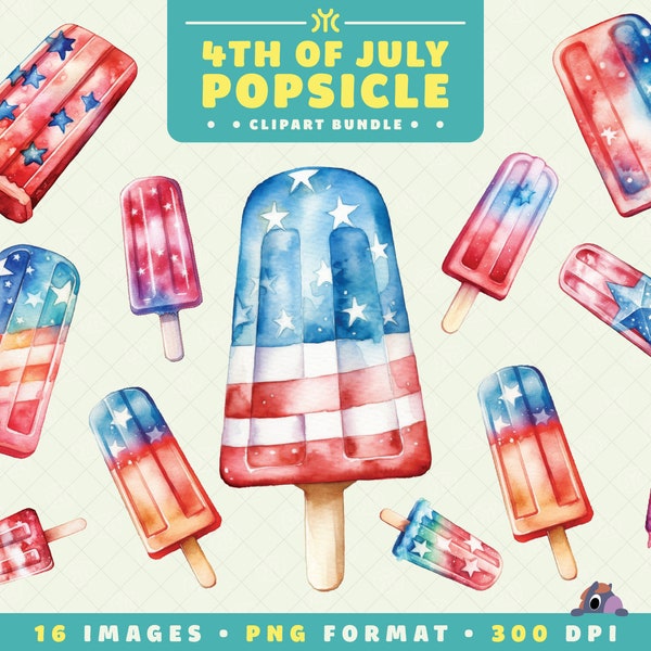 Popsicle Clipart - Etsy