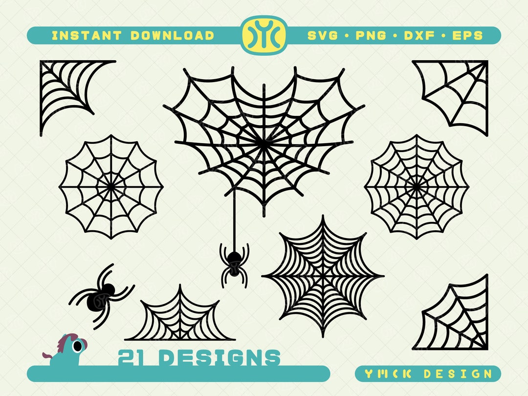 Spider Web SVG | Corner Spider Web Svg | Half Spider Web Svg | Spider ...