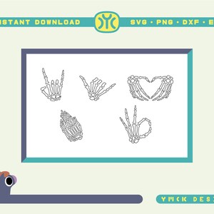 Skeleton Hands SVG Bundle | Skeleton Svg | Halloween Svg | Skeleton ...