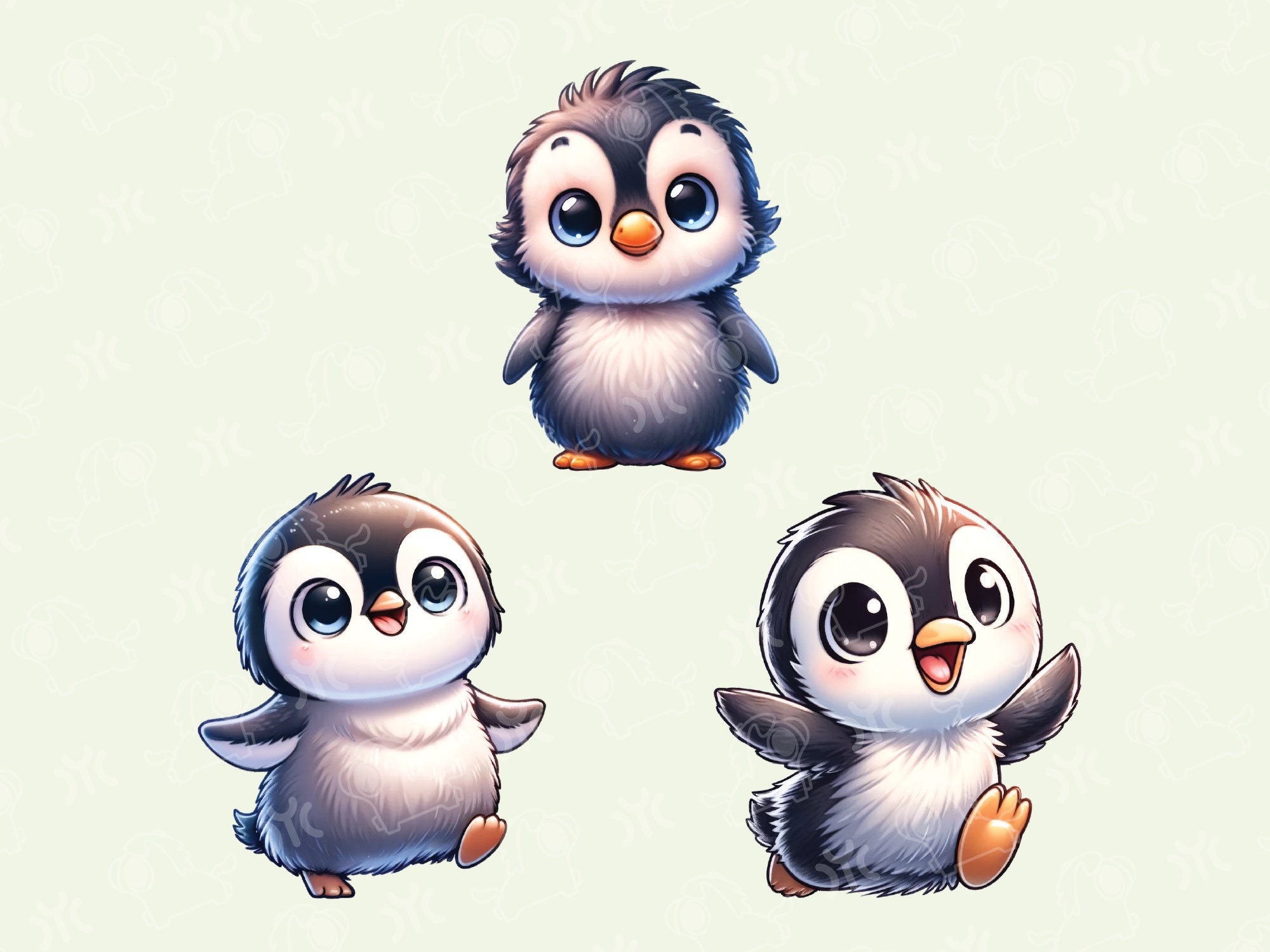 Watercolor Cute Penguin Clipart, Cute Penguin PNG, Penguin Clipart ...