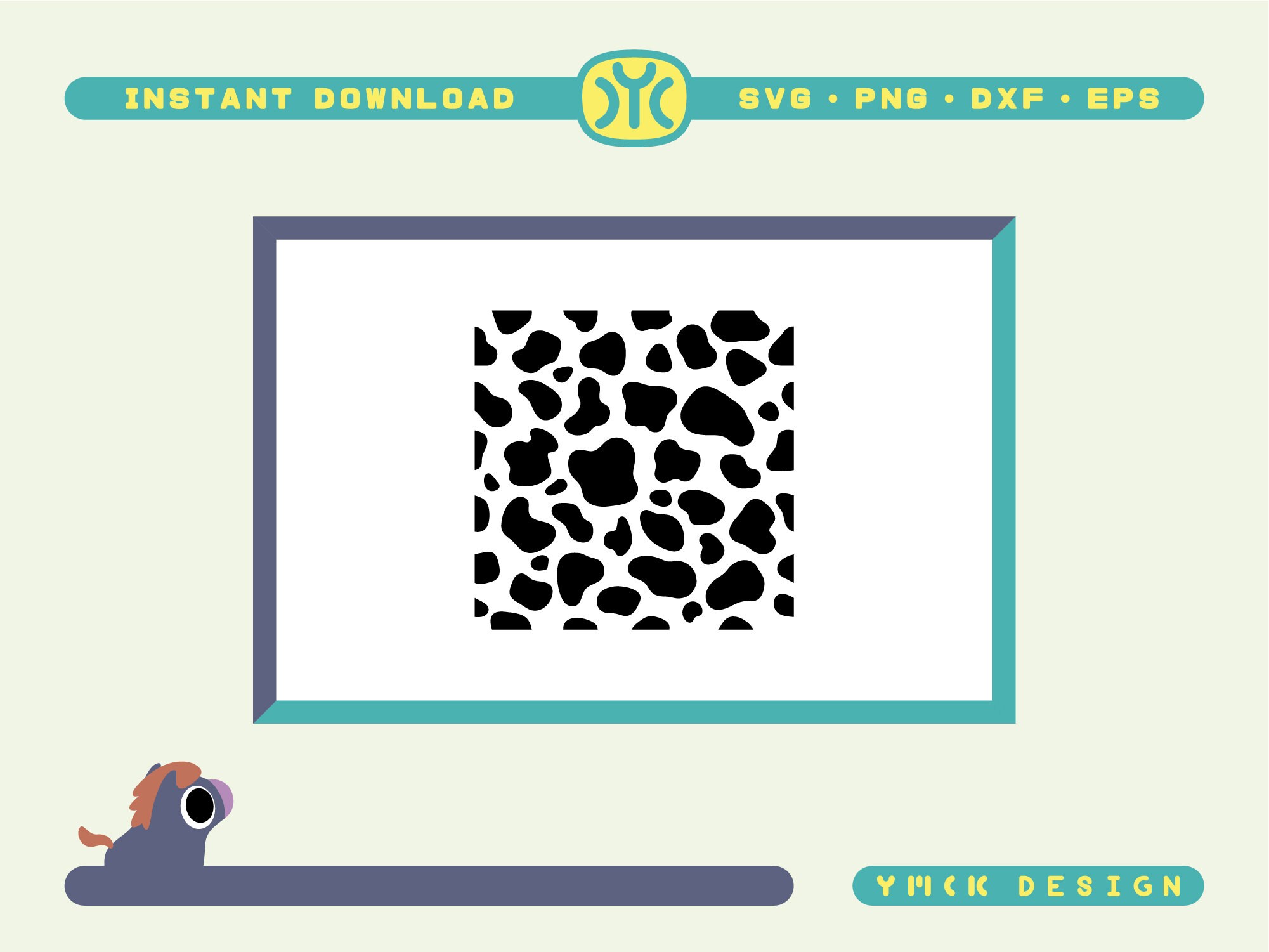 Seamless Cow Print SVG Cow Print Svg Cow Pattern Svg Cow Spots Svg ...