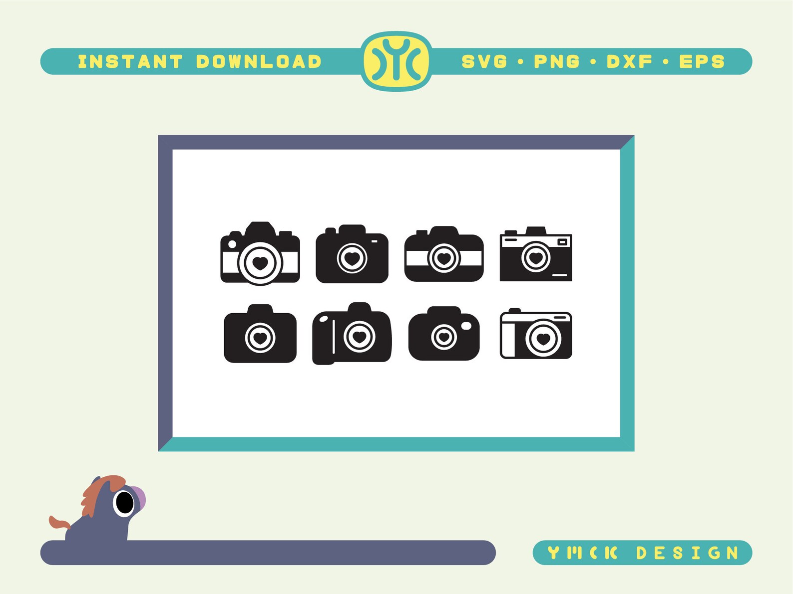 Camera SVG | Heart Camera Svg | Photography Svg | Camera SVG Bundle ...