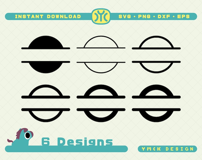Double Circle Frame Svg, Circle Monogram Svg, Circle Wreath Svg, Circle ...