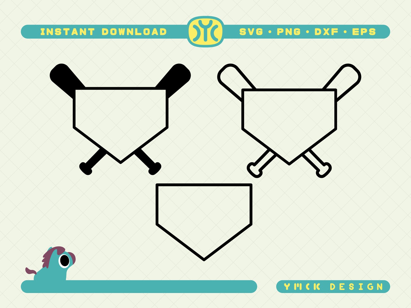 Home Plate SVG Baseball Home Plate SVG Home Plate Monogram Softball Svg ...