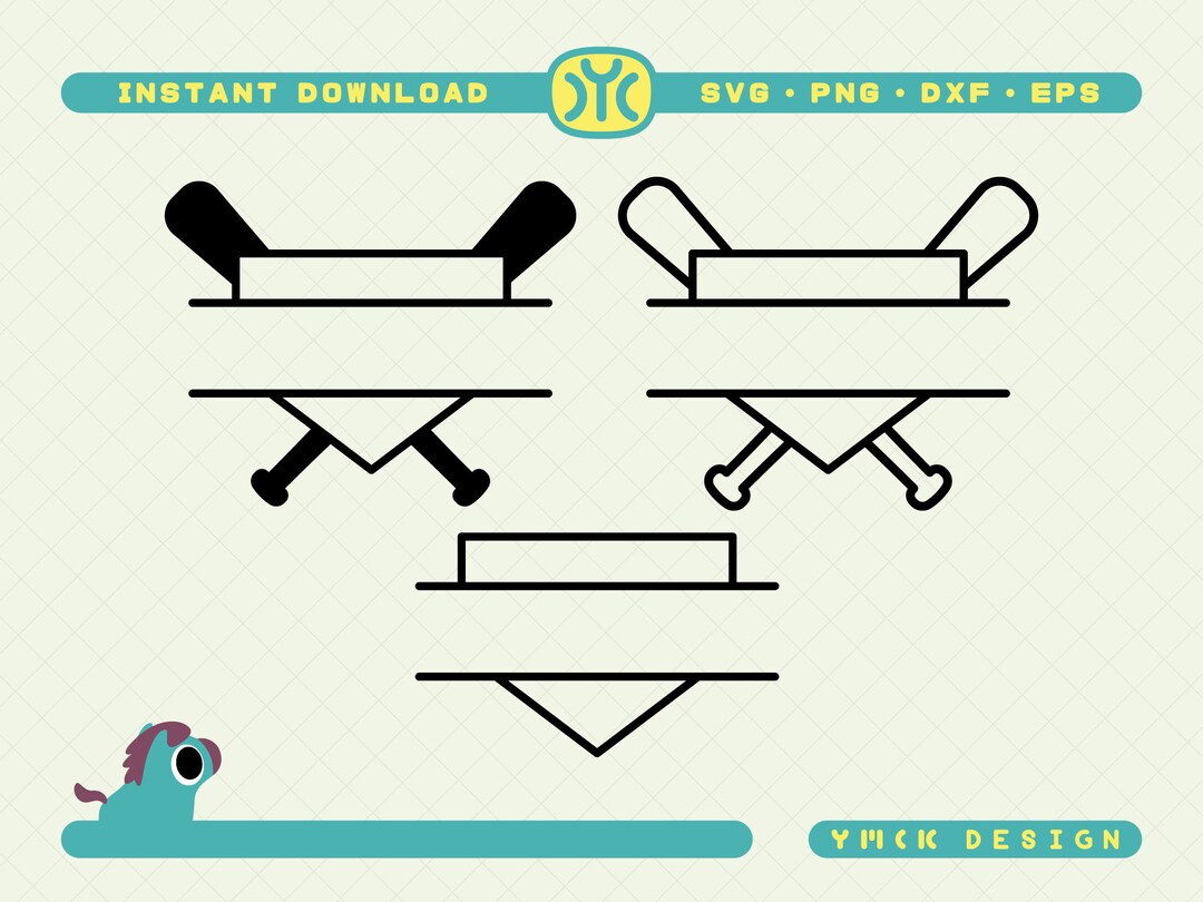 Home Plate Split Monogram SVG | Home Plate Svg | Baseball Home Plate ...