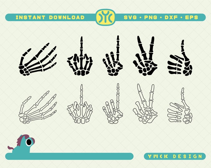 Skeleton Hands SVG, PNG, Cricut, Halloween Svg, Skeleton Svg, Skeleton ...