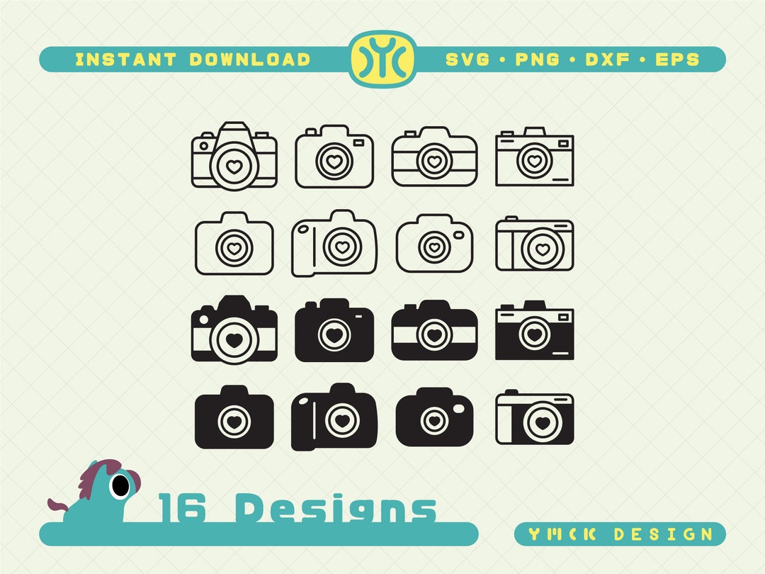 Camera SVG | Heart Camera Svg | Photography Svg | Camera SVG Bundle ...
