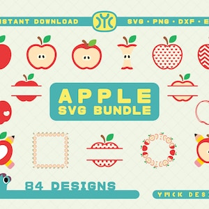 Apple SVG Bundle | Apple Svg | Fruit Svg | Summer Svg | Teacher Svg ...