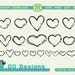 Doodle Heart SVG | Heart Svg | Handdrawn Heart Svg | Heart Name Frame ...