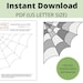 Corner Cobweb Stained Glass Pattern Instant Download PDF, Printable ...
