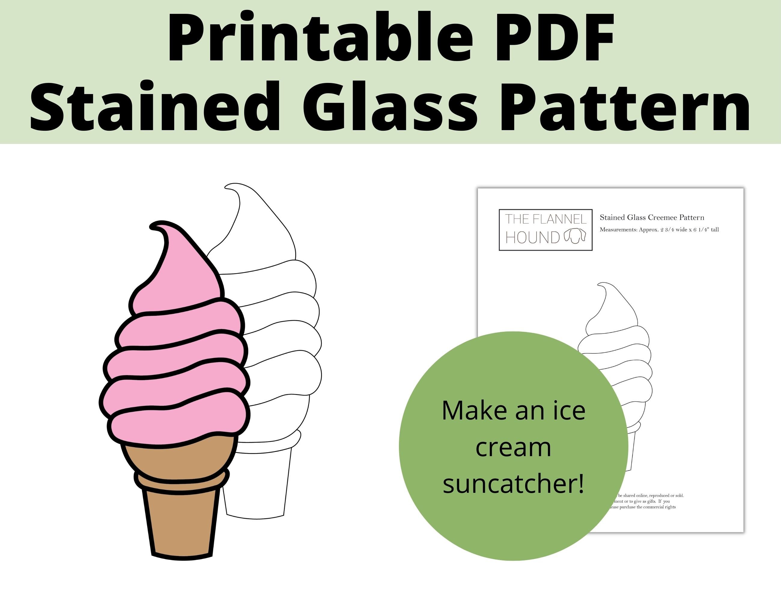 Ice Cream Cone Pattern Printable