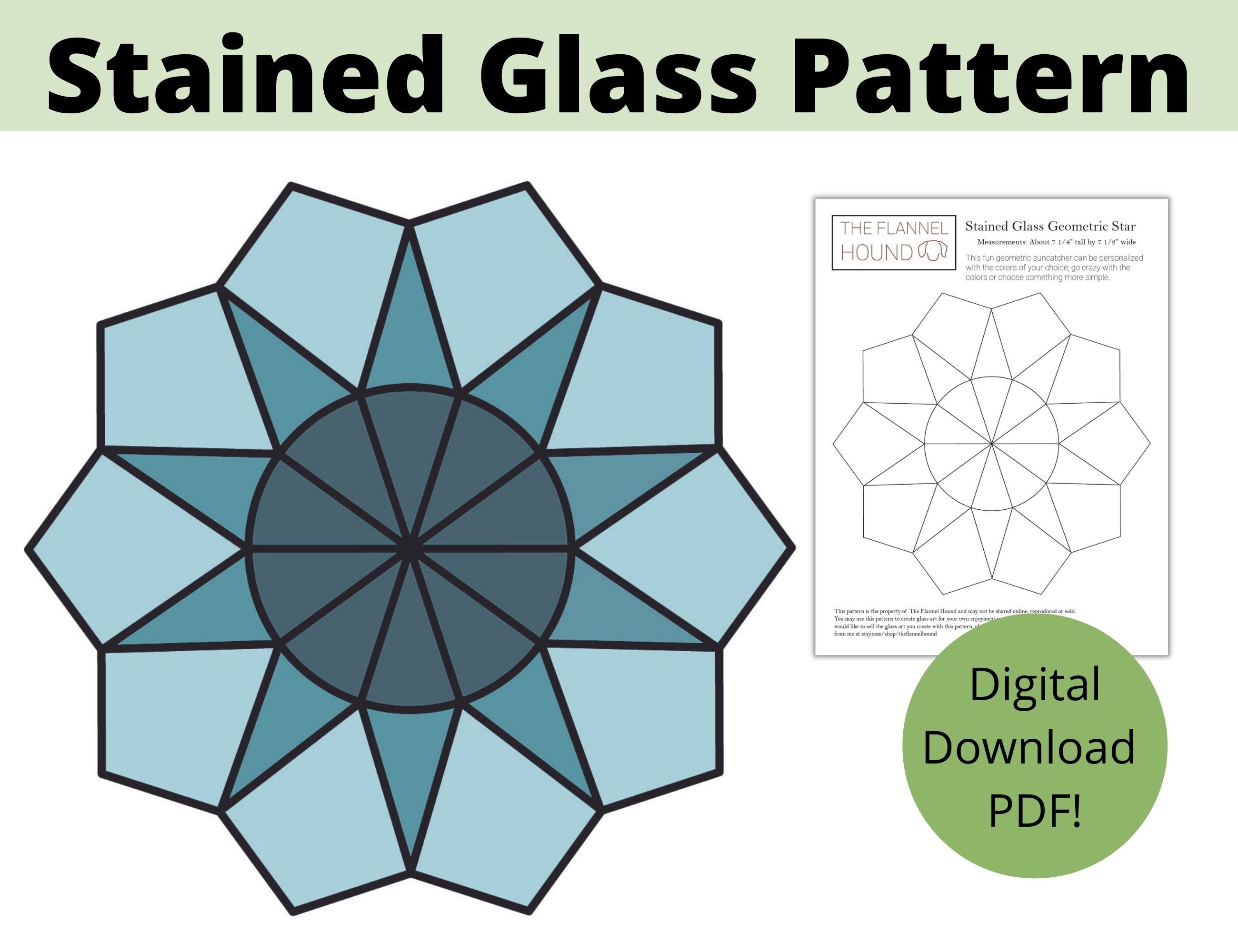 Geometric Stained Glass Patterns