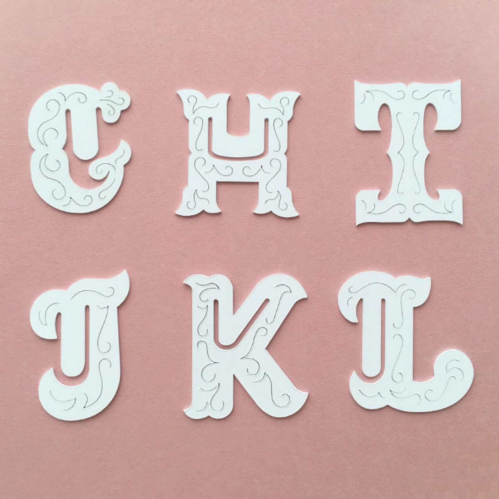 Alphabet Bookmarks - Etsy