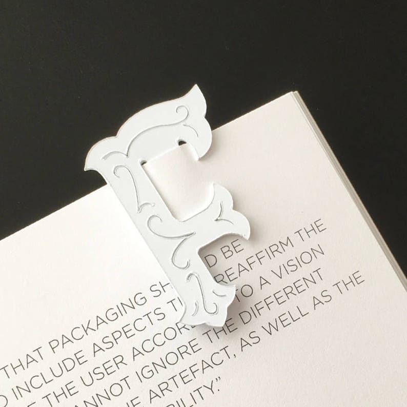 Alphabet Bookmarks - Etsy