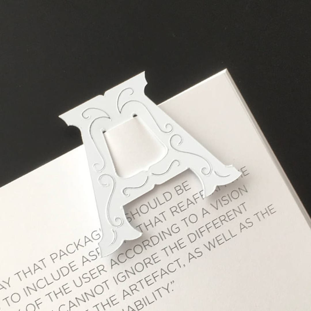 Alphabet Bookmarks - Etsy